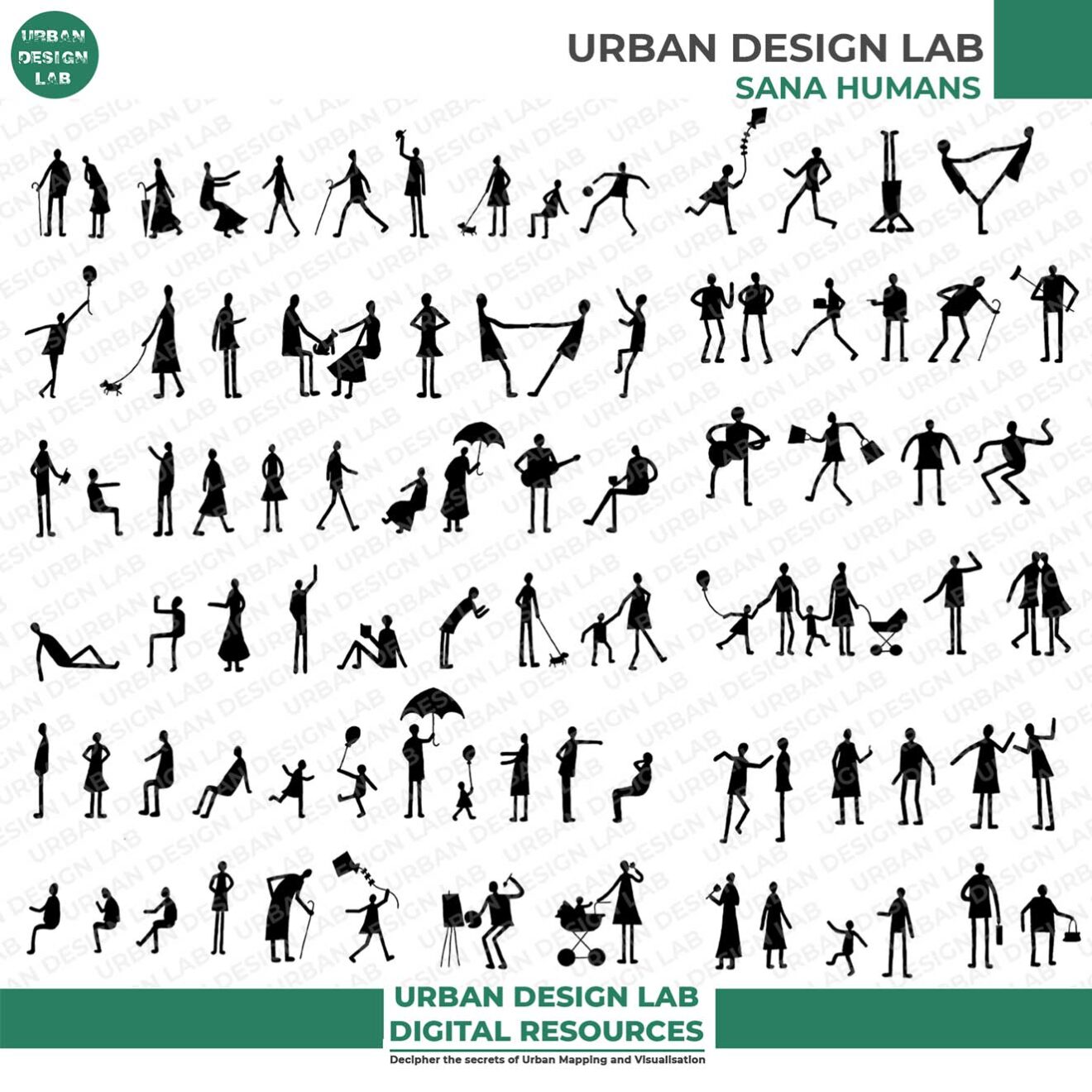 Saana Humans Set | Urban Design Lab