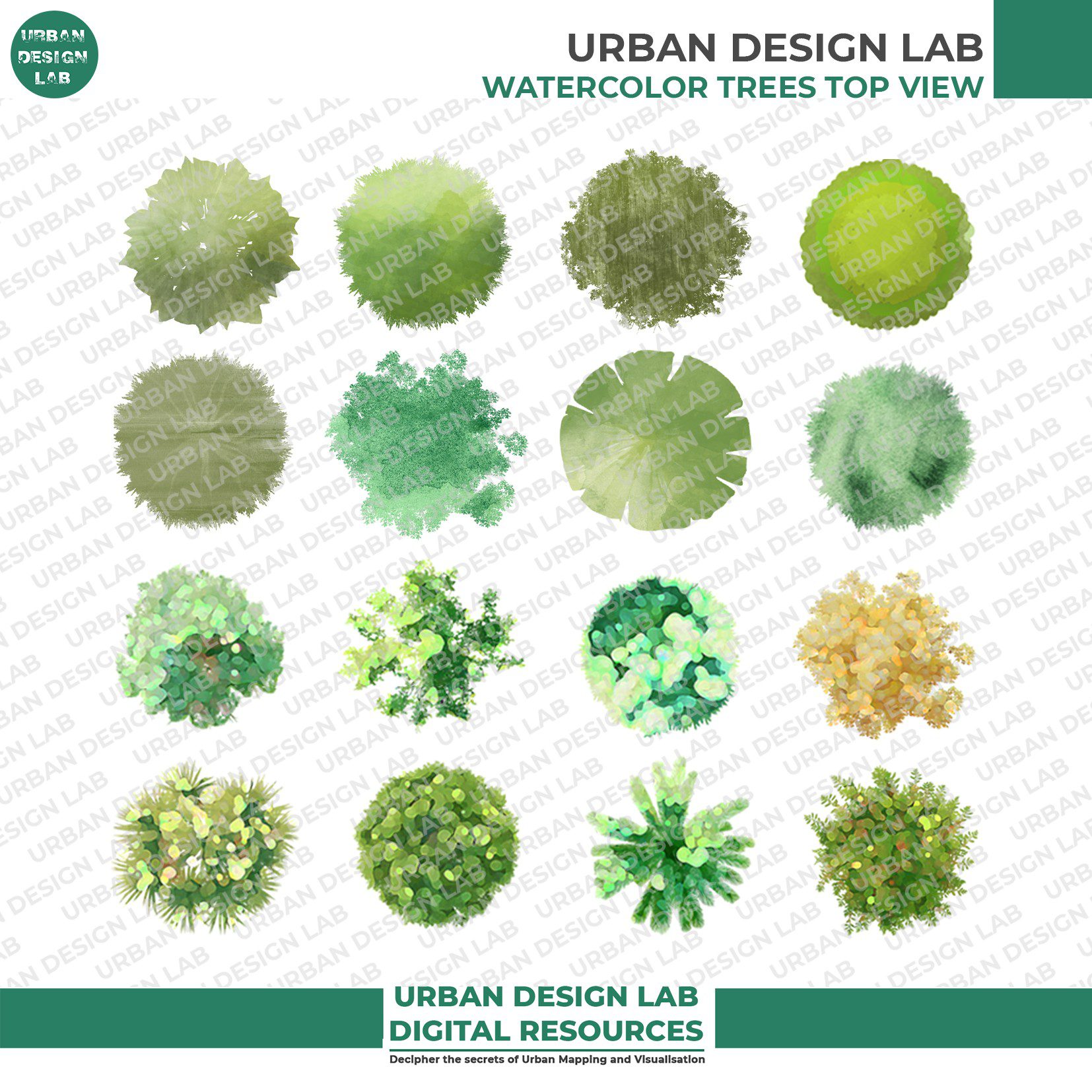52 Watercolor PNG Trees Plans And Elevation Cutout Urban Design Lab 52 Watercolor PNG Trees Plans And Elevation Cutout Urban Design Lab