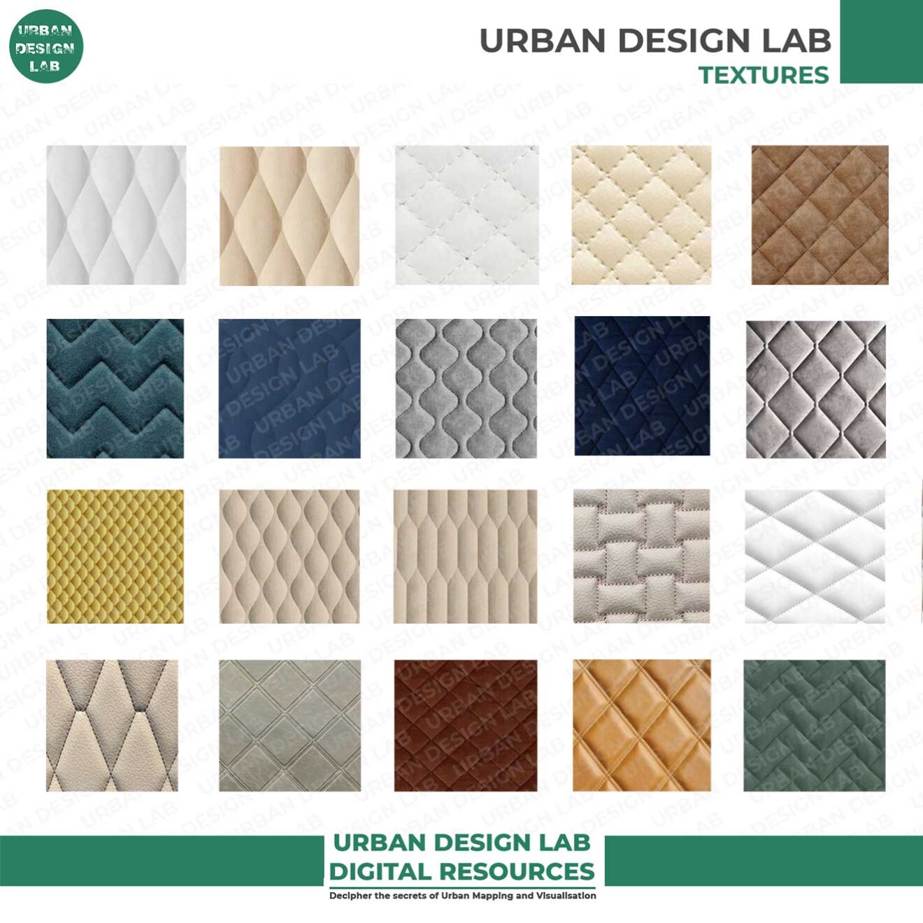 300 Realistic Seamless Textures For 3DS Max | Urban Design Lab