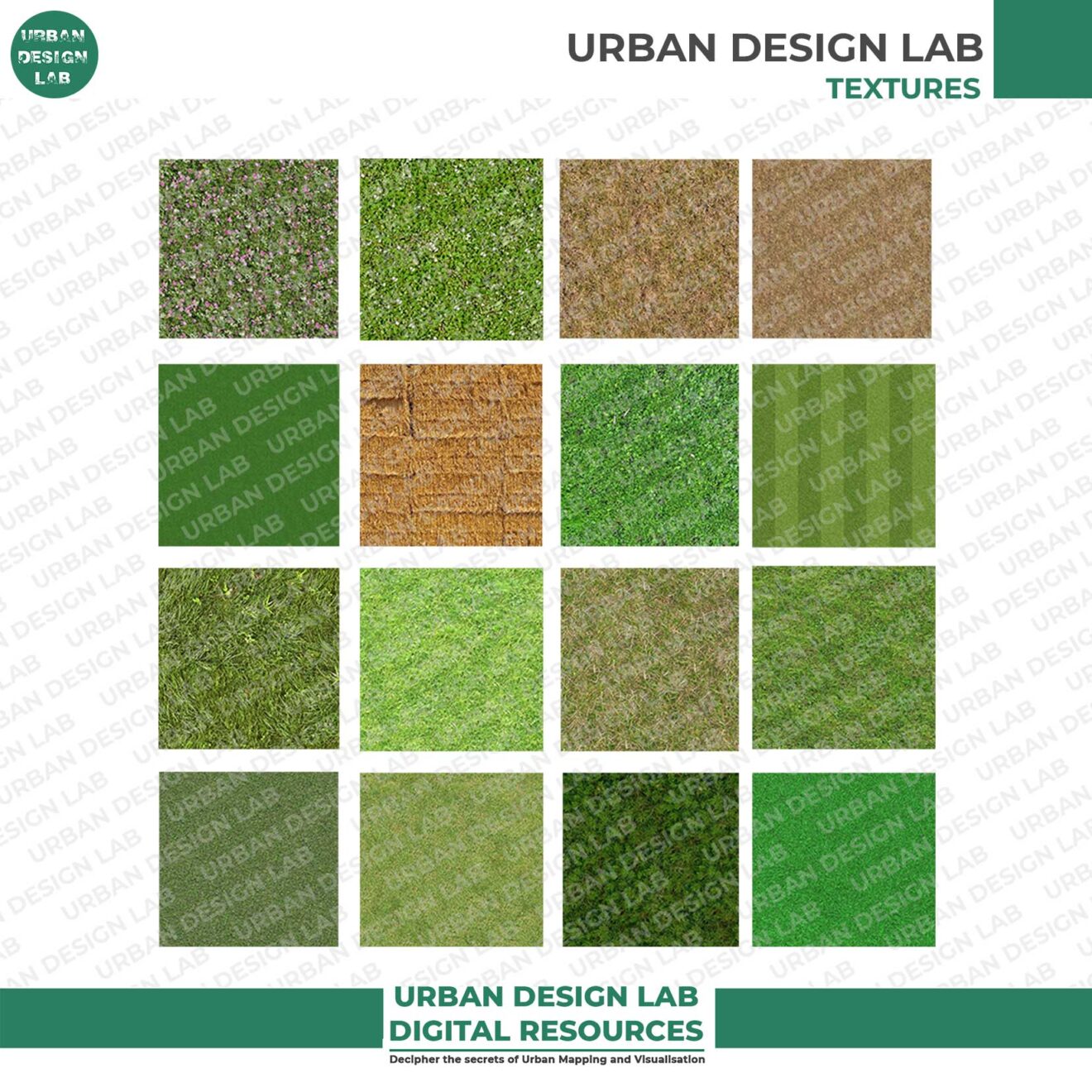 50 Realistic Seamless Grass Textures