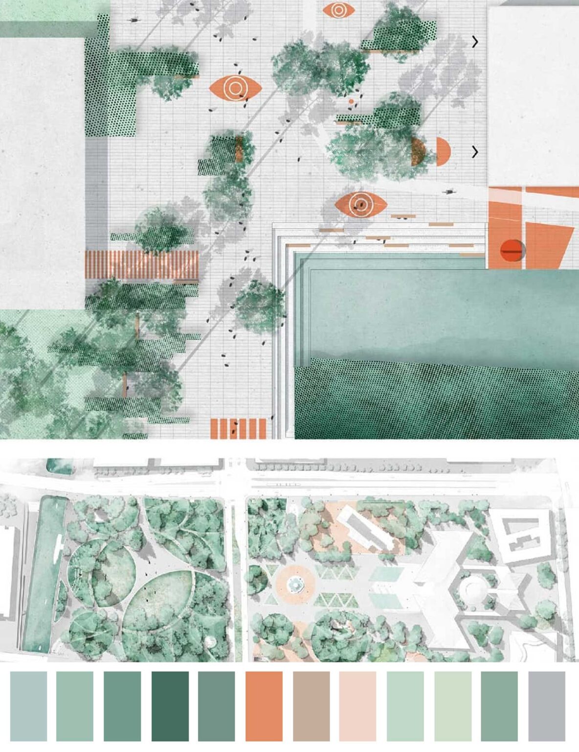 Colors In Urban Design Presentation