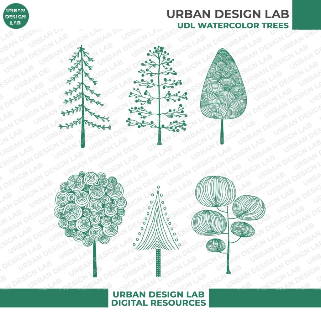 18 High-Quality PNG Tree For Architecture Illustration