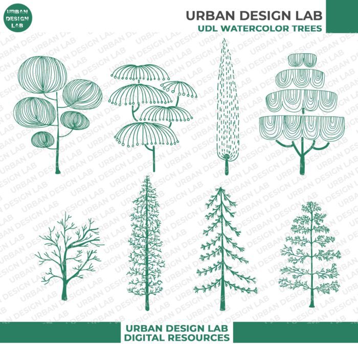 18 High-Quality PNG Tree For Architecture Illustration