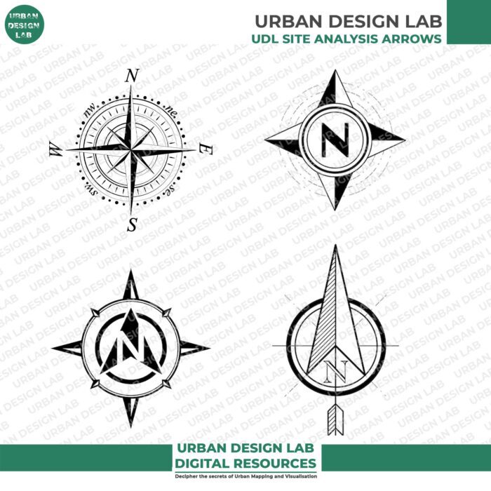 Free Architecture Site Analysis Arrows