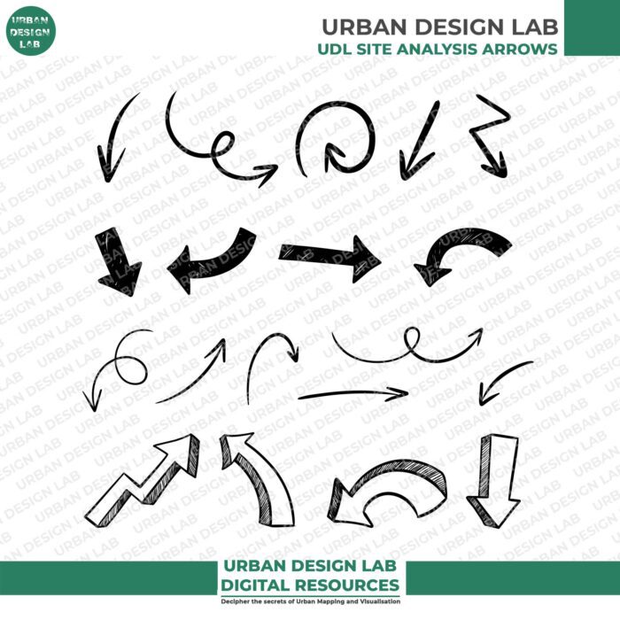 Architecture Site Analysis | North Arrow Symbols