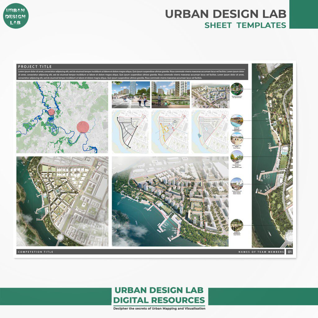 Architectural Presentation Templates | A1 Landscape