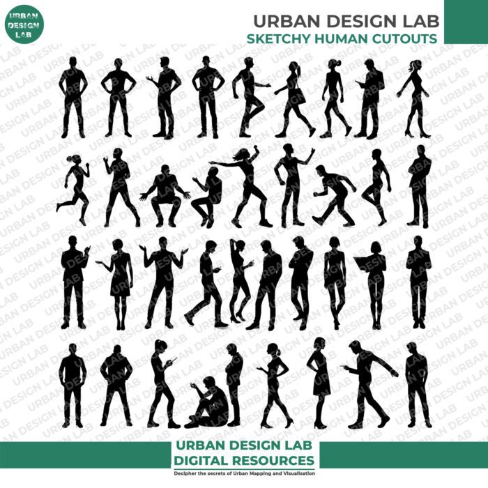 Free Black Silhouette Human Cutouts