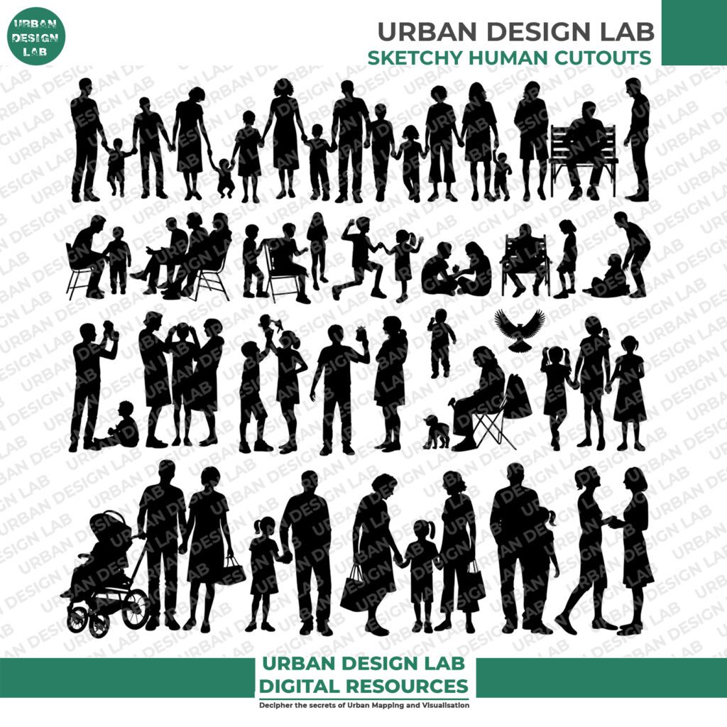 Free Black Silhouette Human Cutouts