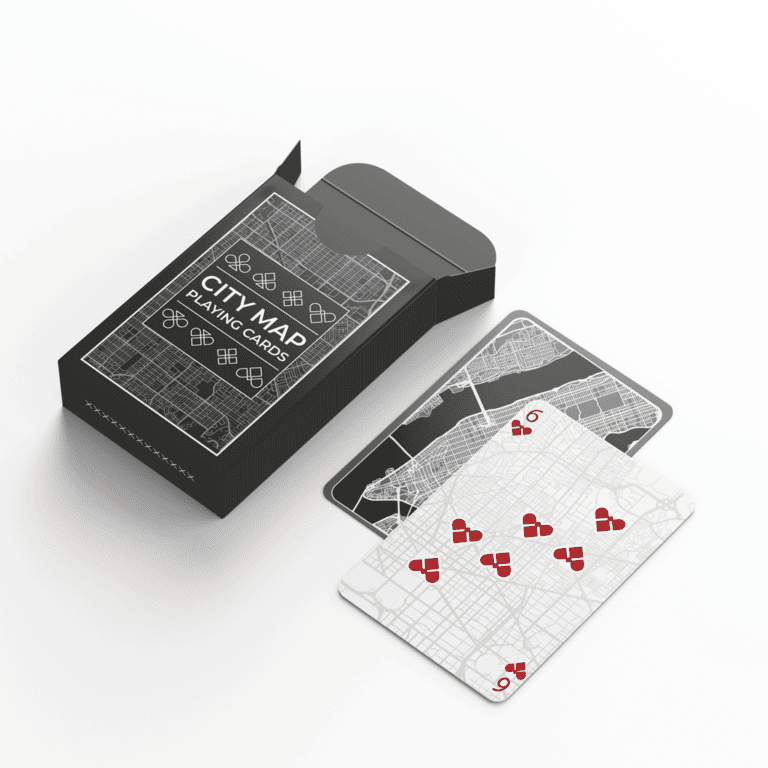 Playing Cards Deck - City Maps
