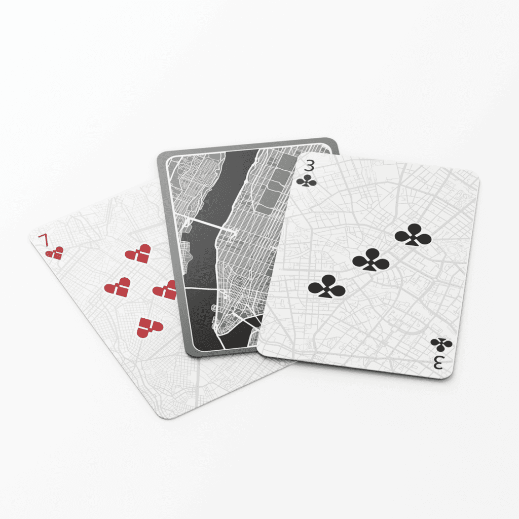 Playing Cards Deck - City Maps